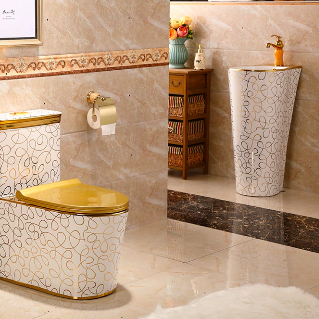 Luxury Gold Toilets - Royal Toiletry Global