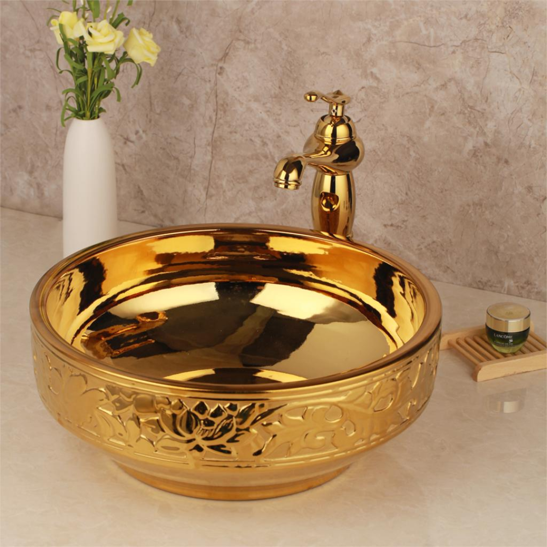 Luxury And Gold Bathroom Basins - Royal Toiletry Global