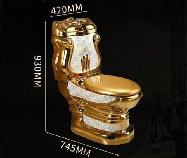Royal Gold Toilet | Royal Toiletry Global