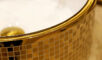 Round Mosaic Gold Bathroom Basin - Royal Toiletry Global