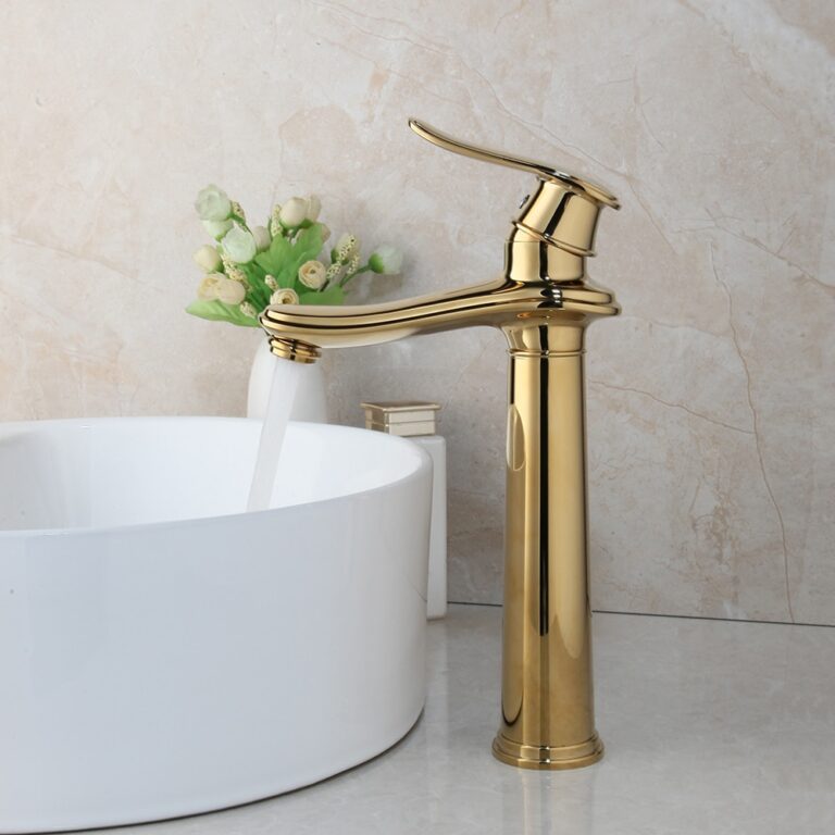 Gold Swan Dual Handle Bathroom Faucet Royal Toiletry Global