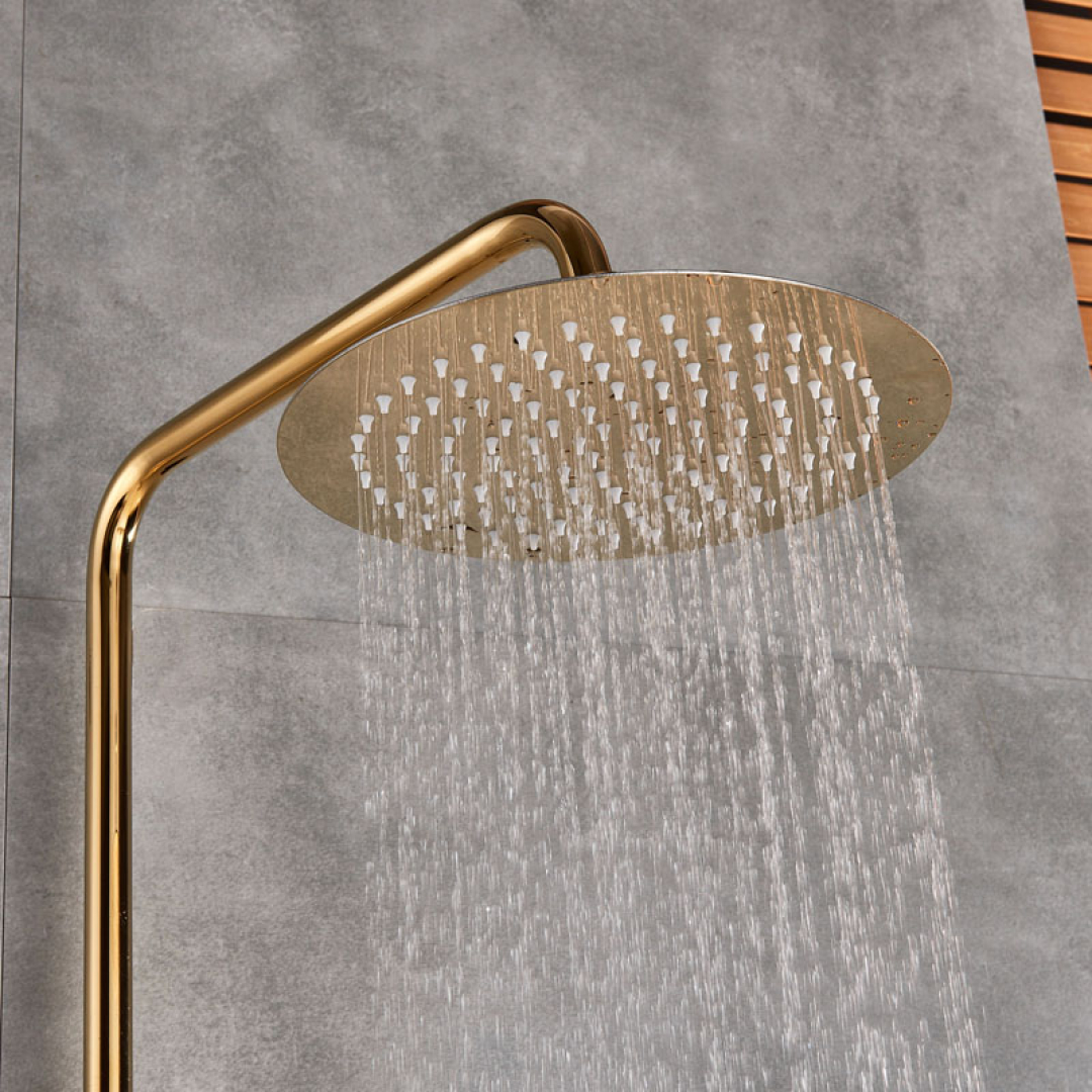Exclusive Luxury Gold Bathroom Shower Set - Royal Toiletry Global
