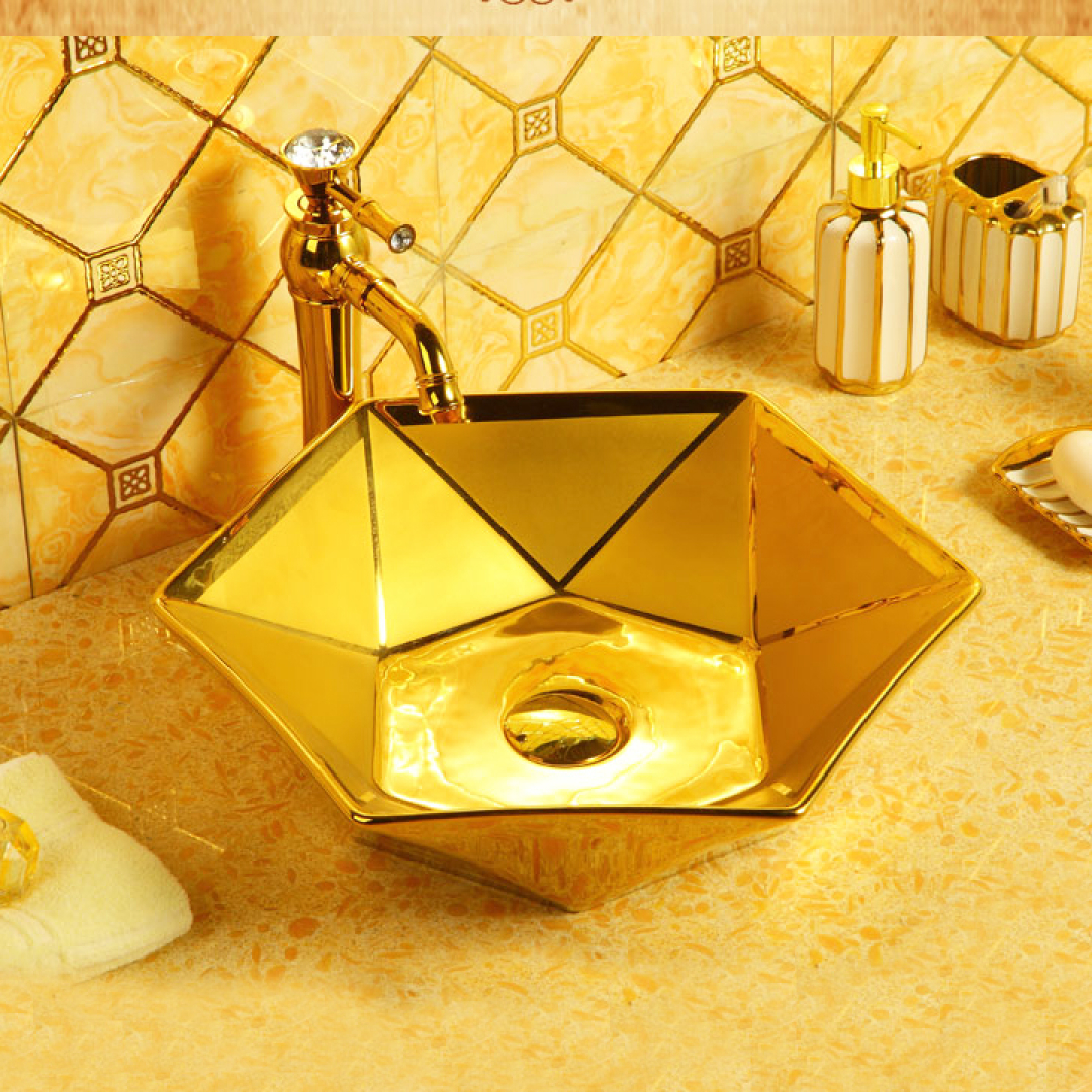 Luxury And Gold Bathroom Basins - Royal Toiletry Global