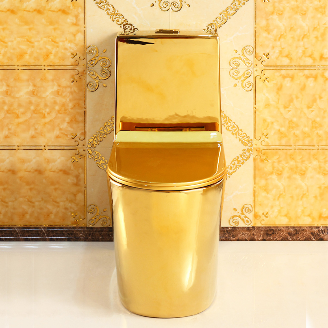 Luxury Design Gold Toilet - Royal Toiletry Global
