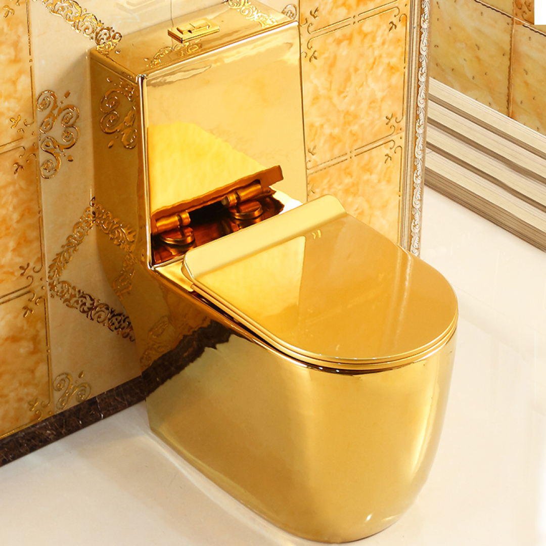 Luxury Design Gold Toilet - Royal Toiletry Global