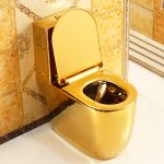 Luxury Design Gold Toilet - Royal Toiletry Global