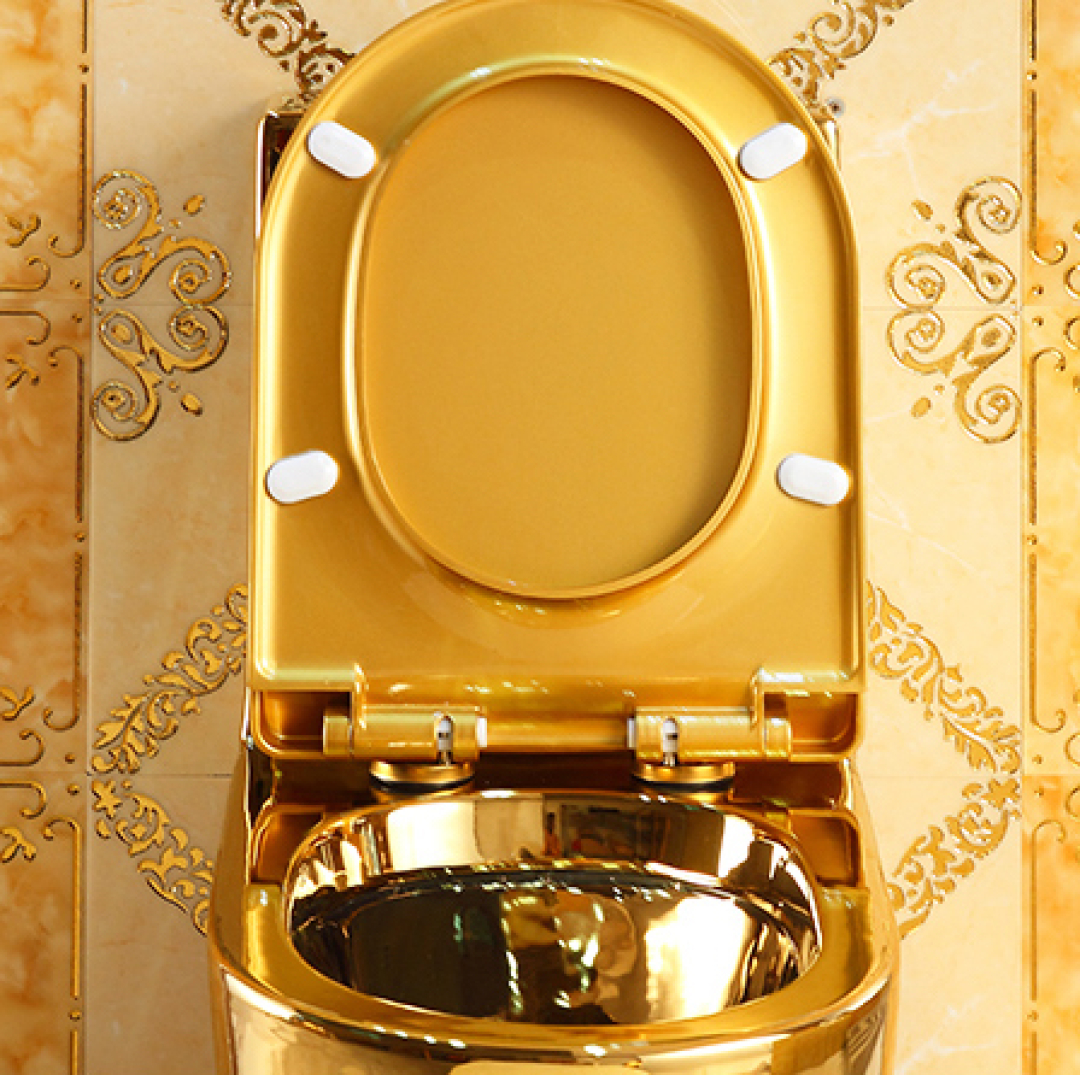 Luxury Design Gold Toilet - Royal Toiletry Global