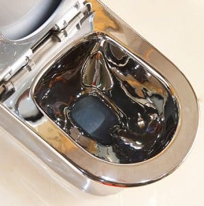 Luxury Plain Silver Toilet - Elegant Design for Modern Bathrooms ...