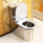 Luxury Plain Silver Toilet - Elegant Design for Modern Bathrooms ...