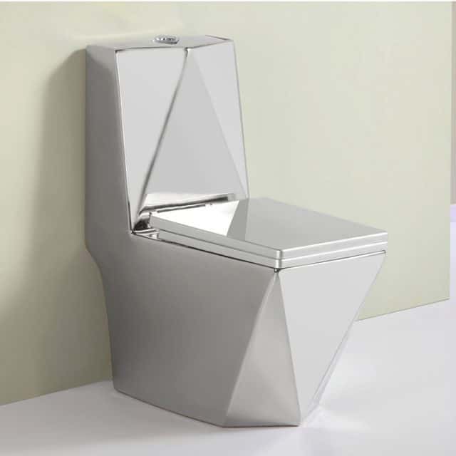 Luxury Design Silver Toilet for Contemporary Bathrooms - Royal Toiletry ...
