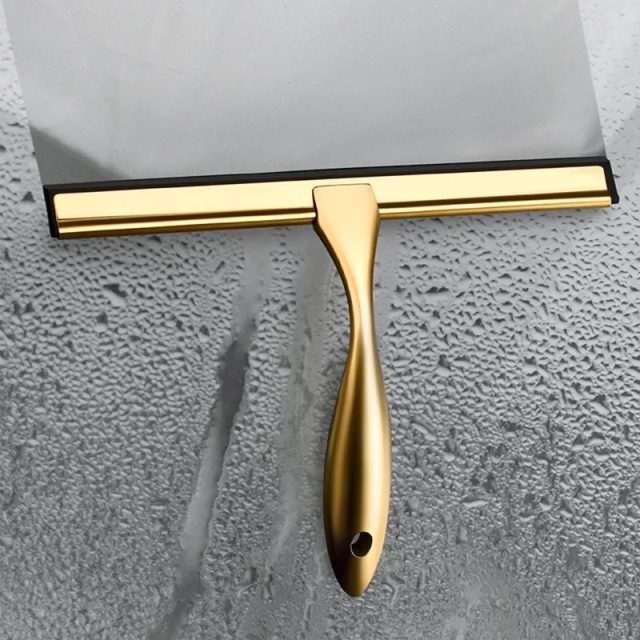Elegant Gold Shower Squeegee - Royal Toiletry Global