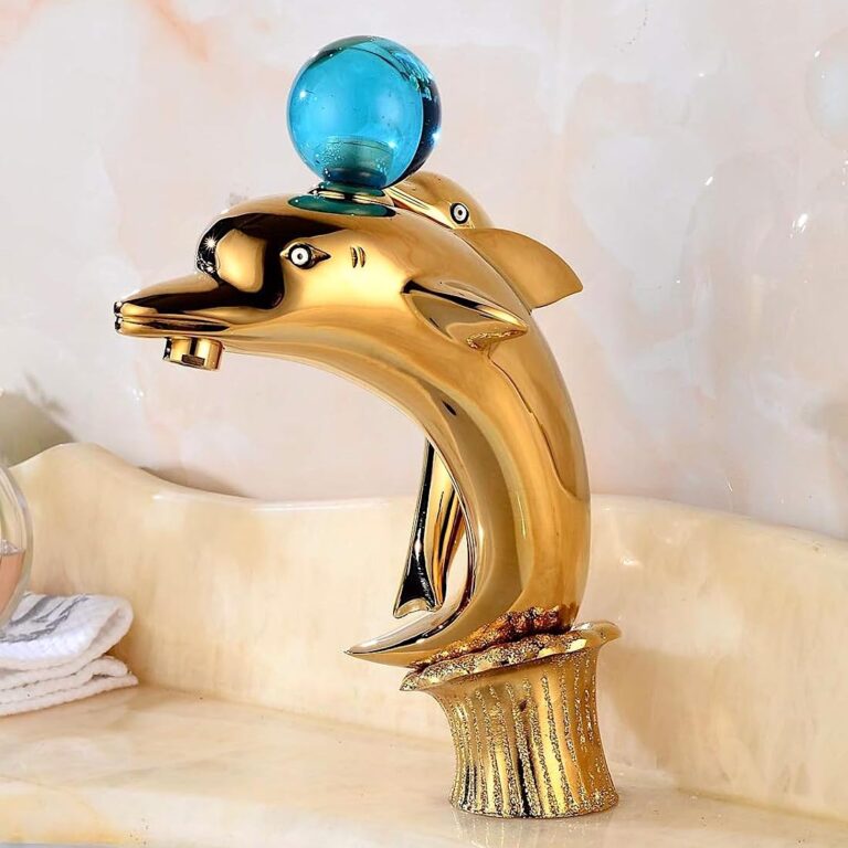 Gold Dolphin Faucet - Royal Toiletry Global