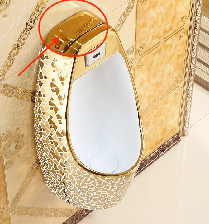 Replacement cover for Luxury Wall Mounted Gold / Mosaic Gold Urinal ...