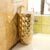 Luxury Gold Pedestal Sink With Diamond Texture Design - Royal Toiletry ...