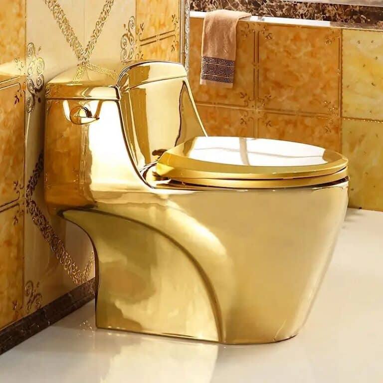 Modern Gold Toilet with a Sleek American Design - Royal Toiletry Global
