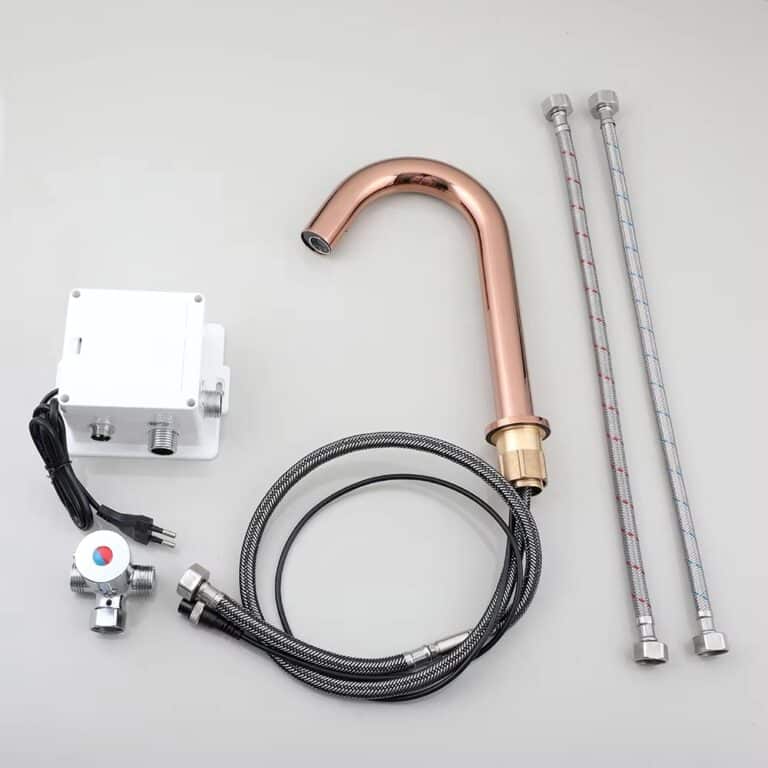 LuxeTouch Rose Gold Touch-Free Sensor Faucet - Royal Toiletry Global