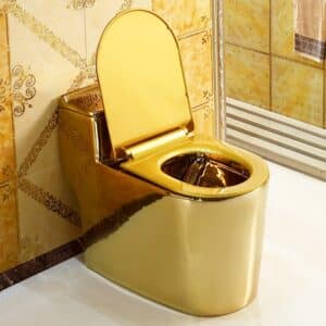 Luxury Design Low-Profile Gold Toilet - Royal Toiletry Global