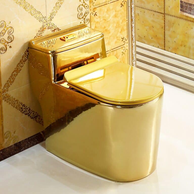 Luxury Design Low-Profile Gold Toilet - Royal Toiletry Global