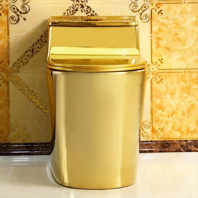Luxury Design Low-Profile Gold Toilet - Royal Toiletry Global
