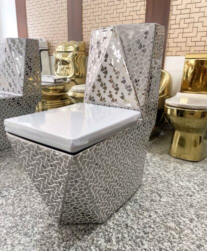Angular shaped toilets - Something completely new and unique for your ...