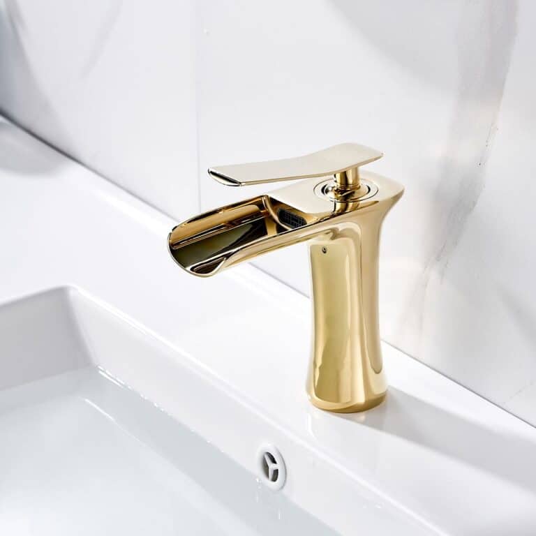 Luxury Gold Waterfall Bathroom Faucet - Royal Toiletry Global